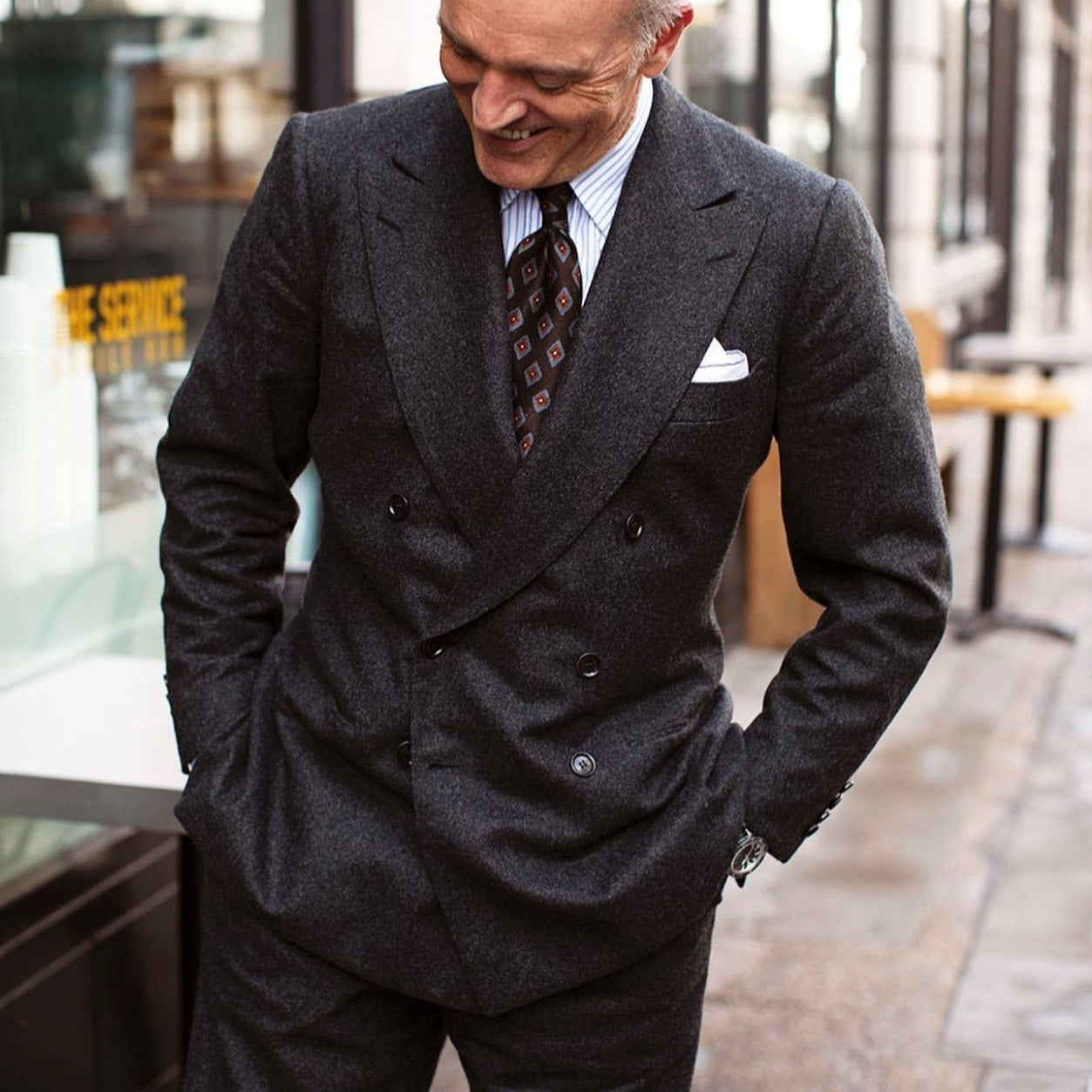 CL2-3 : Classic Flannel Plain Charcoal – Fox Brothers & Co Ltd