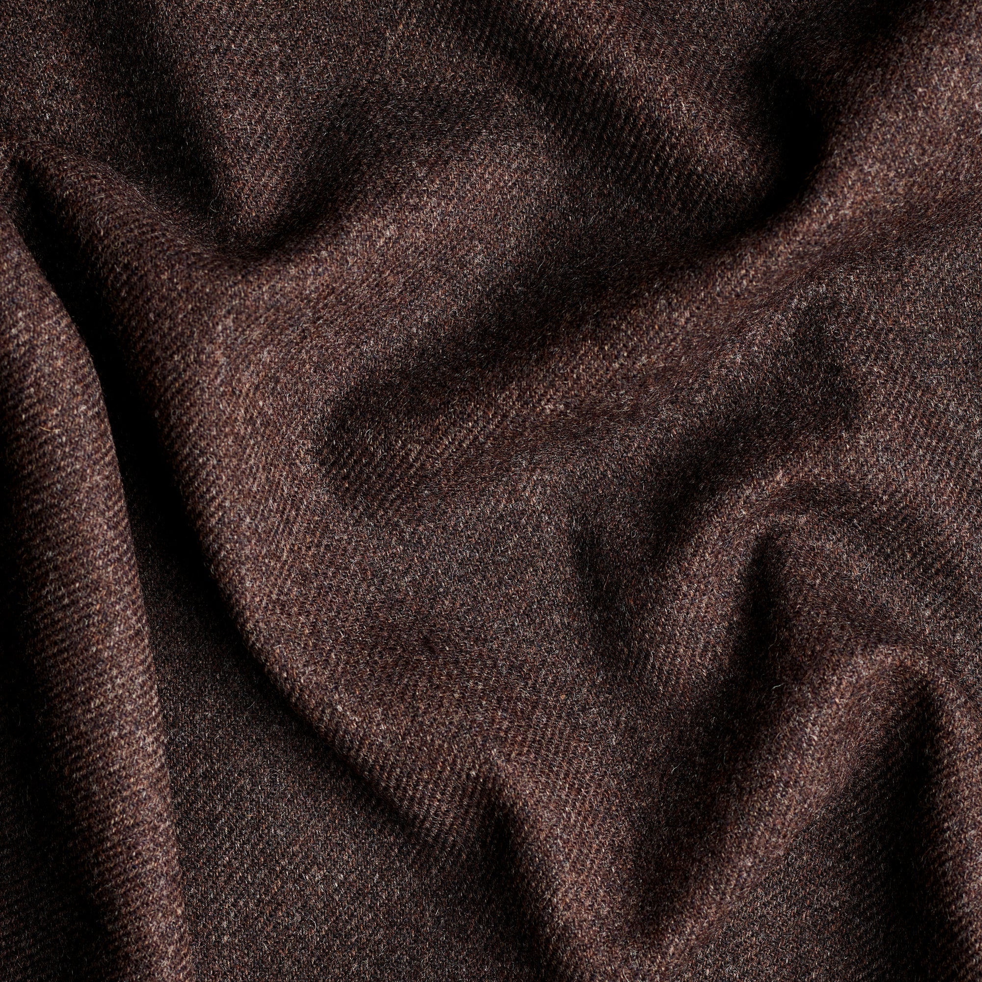 TD19 : Chocolate Brown Twill Tweed – Fox Brothers & Co Ltd