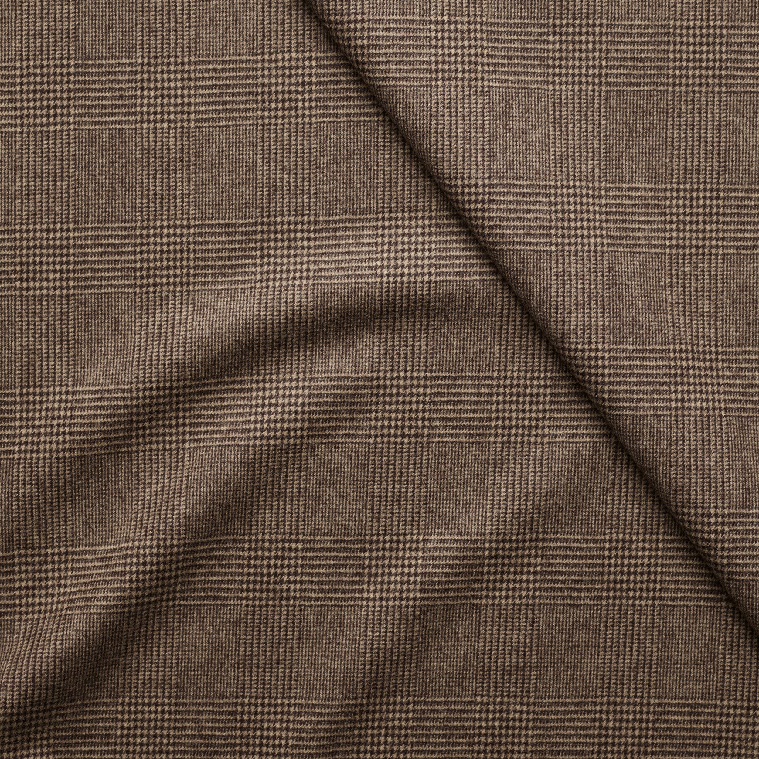 CL2-27 : Classic Flannel Prince of Wales Brown – Fox Brothers & Co Ltd